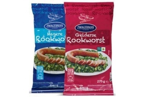 Zwagerman magere rookworst €0,99 - Beste.nl