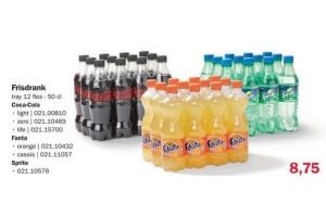 Frisdrank Tray 12 flessen 50 cl voor €8,75 - Beste.nl