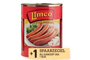 Limco Frankfurter Knakworst nu €15,95 - Beste.nl