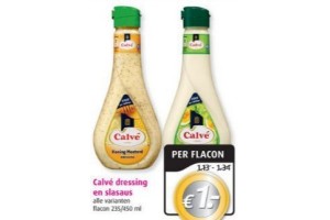 Calvé Dressing en Slasaus - Beste.nl