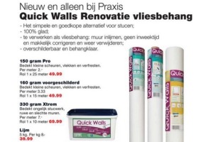 Quick Walls Renovatie vliesbehang nu €39,99 - Beste.nl