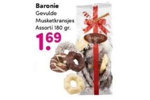 Baronie gevulde musketkransjes voor €1,69 - Beste.nl