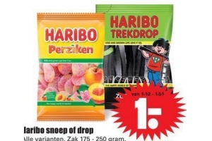 Haribo snoep of drop nu voor €1 - Beste.nl