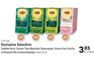Lipton exclusive selection tot 30 september 2017 - Beste.nl