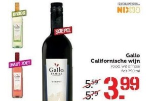 Gallo Californische wijn tot 22 oktober 2017 - Beste.nl