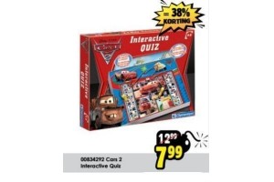 Cars 2 interactive quiz - Beste.nl