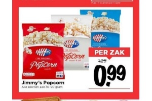 Jimmy's Popcorn nu voor €0,99 - Beste.nl