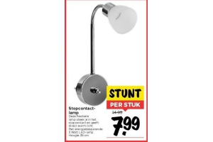 Stopcontactlamp nu voor €7,99 - Beste.nl